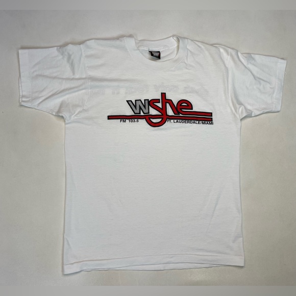 Screen Stars | Shirts | Vintage Wshe Radio 35 Fm Ft Lauderdale Tshirt ...